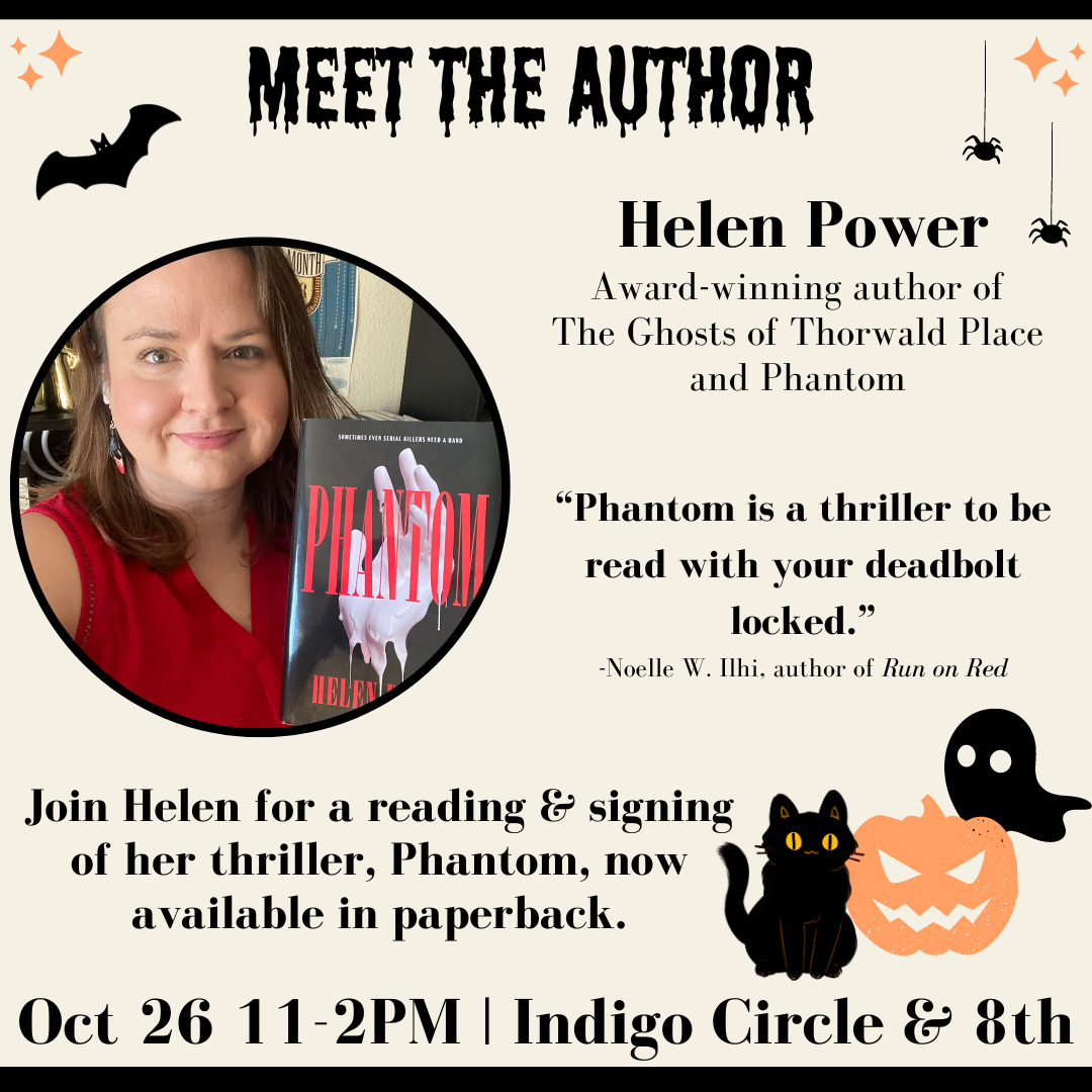 Meet the Author: Helen Power reading and signing of Phantom at Indigo ...